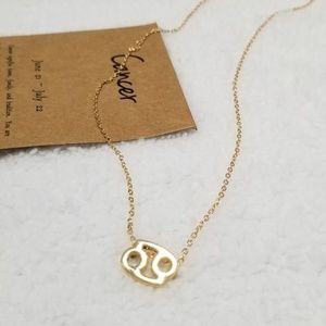 Jewelry | Cancer Zodiac Sign Necklace | Poshmark